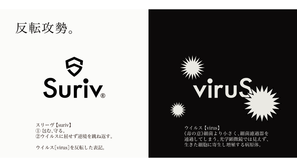 Suriv X 【99％カット】高機能マスク Suriv｜スリーヴ